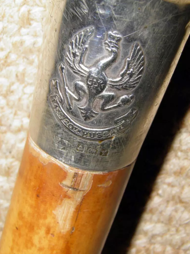 14th/20th Hussars Drill Cane – Hallmarked 1948 – History of the 14th ...